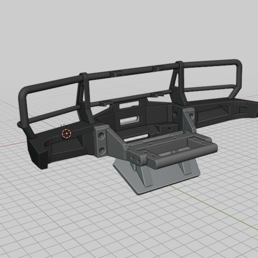 🌆 FrontBumper ARB LC80 LC80 1:10・ STL File for ・Cults