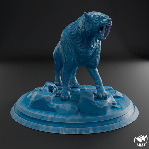 🐅 Smilodon populator - sabertooth 3D print model・ 3D File for 3D ...