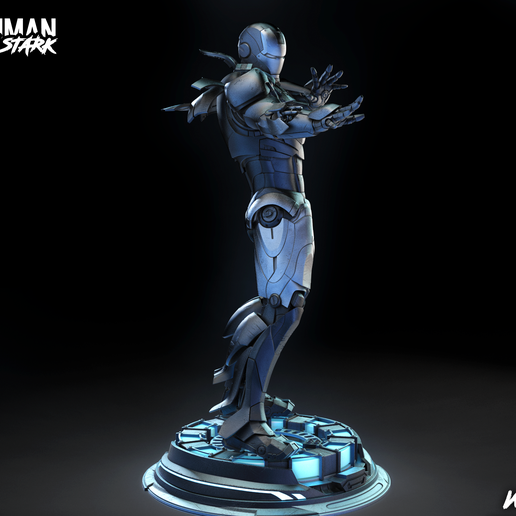 👨 Wicked Marvel Iron Man 2023 Sculpture: Tested and ready for 3d ...