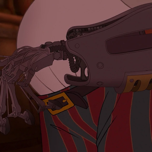 John Silver's articulated robotic hand from Treasure Planet・ STL File ...