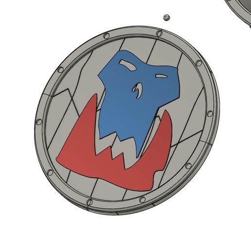 🛡️ Shield Orc Total・Free STL File for 3D printing・Cults