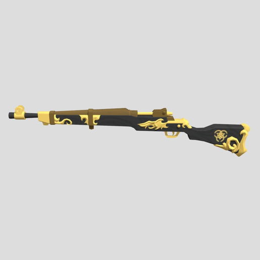 🔫 Hanekawa Blue Archive Gun・ OBJ File for 3D printing・Cults
