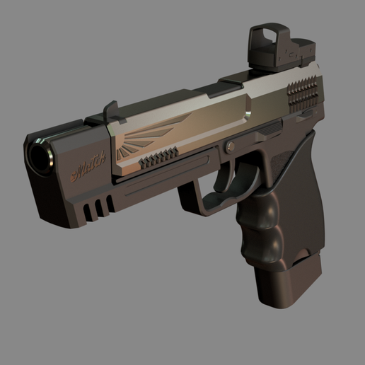 🔫 Deadeye Handgun | Inspired by STALKER 2・ 3D File for 3D printing・Cults