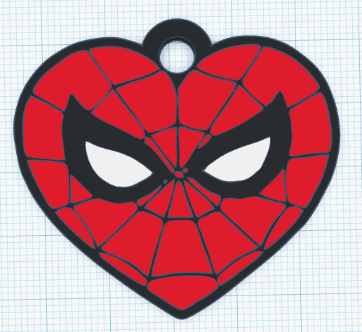 spiderman heart