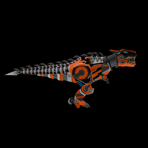 🦖 T-Rex Mech 3D Model - Print-Ready & Textured・ STL File for 3D ...