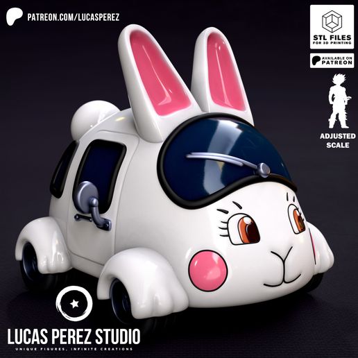 🐇 BOSS RABBIT CAR・ 3D File for 3D printing・Cults