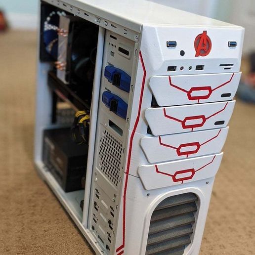 Free STL file VIVO V03B Case Custom PC Front Cover 🦸 ・Design to ...