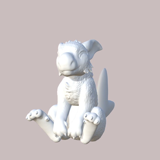 👾 Sitting Manokit・ STL File for ・Cults