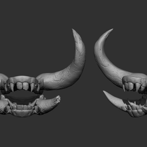 👹 21 Creature + Monster Teeth・ 3D File for ・Cults