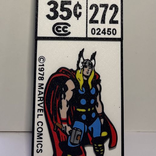 📦 Corner box art Thor・ STL File for 3D printing・Cults