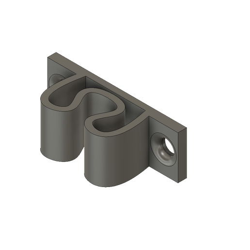🔌 Wall-Mounted Cable Clip for 4mm Cables - 3D Printable Wire Organizer ...