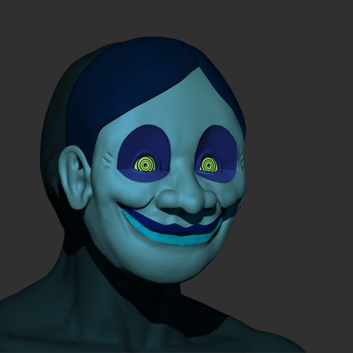 🛸 UFO ALIEN DANDADAN MASK HALLOWEEN・ STL File for 3D printing・Cults