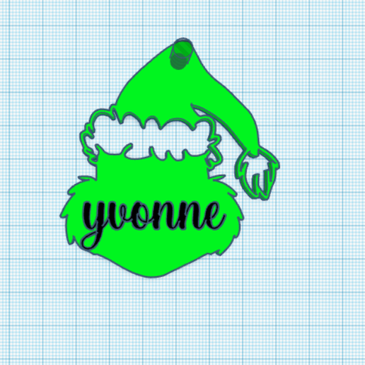 Archivo STL adorno grinch yvonne 🌳 ・Modelo imprimible en 3D para ...