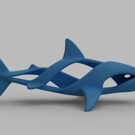 🦈 Modern Shark・ STL File for 3D printing・Cults