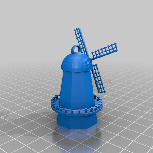 🗝️ windmill keychain・Free 3D File for ・Cults