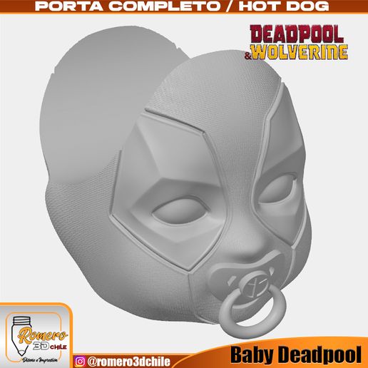 STL file New Baby Deadpool Complete Carrier 🆕 ・3D printing model to ...