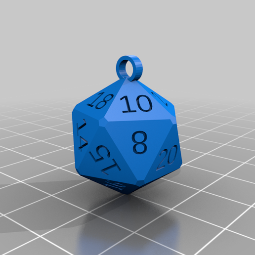 🎲 D20 During・Free 3D File for ・Cults