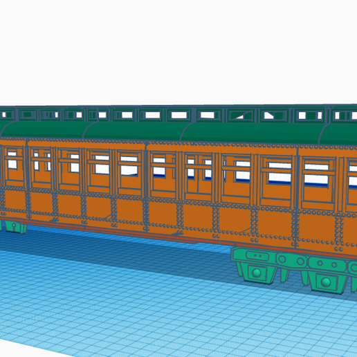 🚗 G Scale Heavyweight Passenger Car・ STL File for 3D printing・Cults