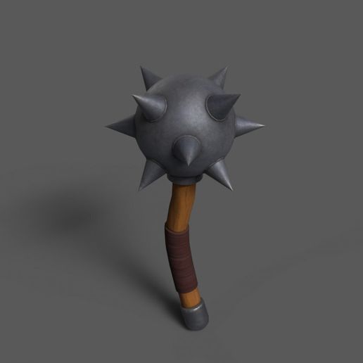 3D file Maces weapon with spikes 🔫 ・3D printable model to download・Cults