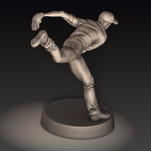 ⚾ Baseball player・ STL File for 3D printing・Cults