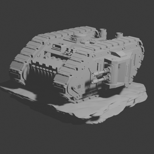 🛰 Ground plunderer with ramp・ STL File for 3D printing・Cults