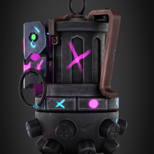 💣 Arcane Jinx Bomb for Cosplay・ STL File for ・Cults