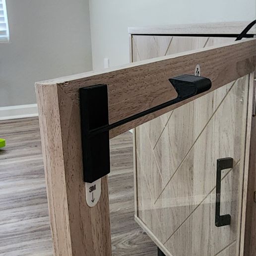 🔒 Simple Cabinet Lock (non-permanent)・ STL File for 3D printing・Cults
