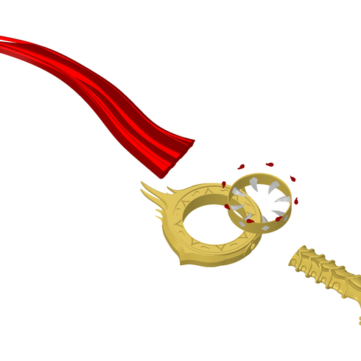 3D file Orin's Bloodthirst Dagger Prop | Baldur's Gate 3 | By Collins ...