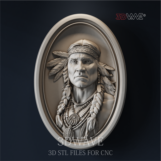 📁 NATIVE AMERICAN 3d stl file for CNC・ STL File for CNC machining ...