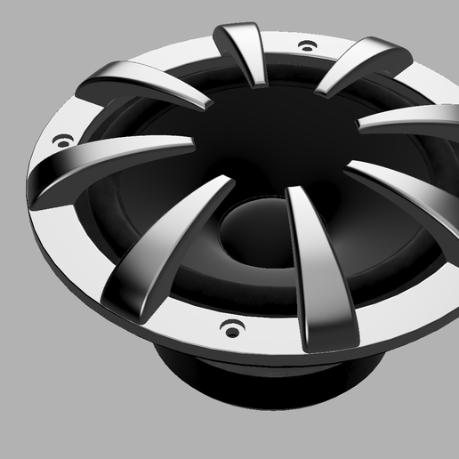 🔉 Speaker Grille 6 inches・ STL File for 3D printing・Cults