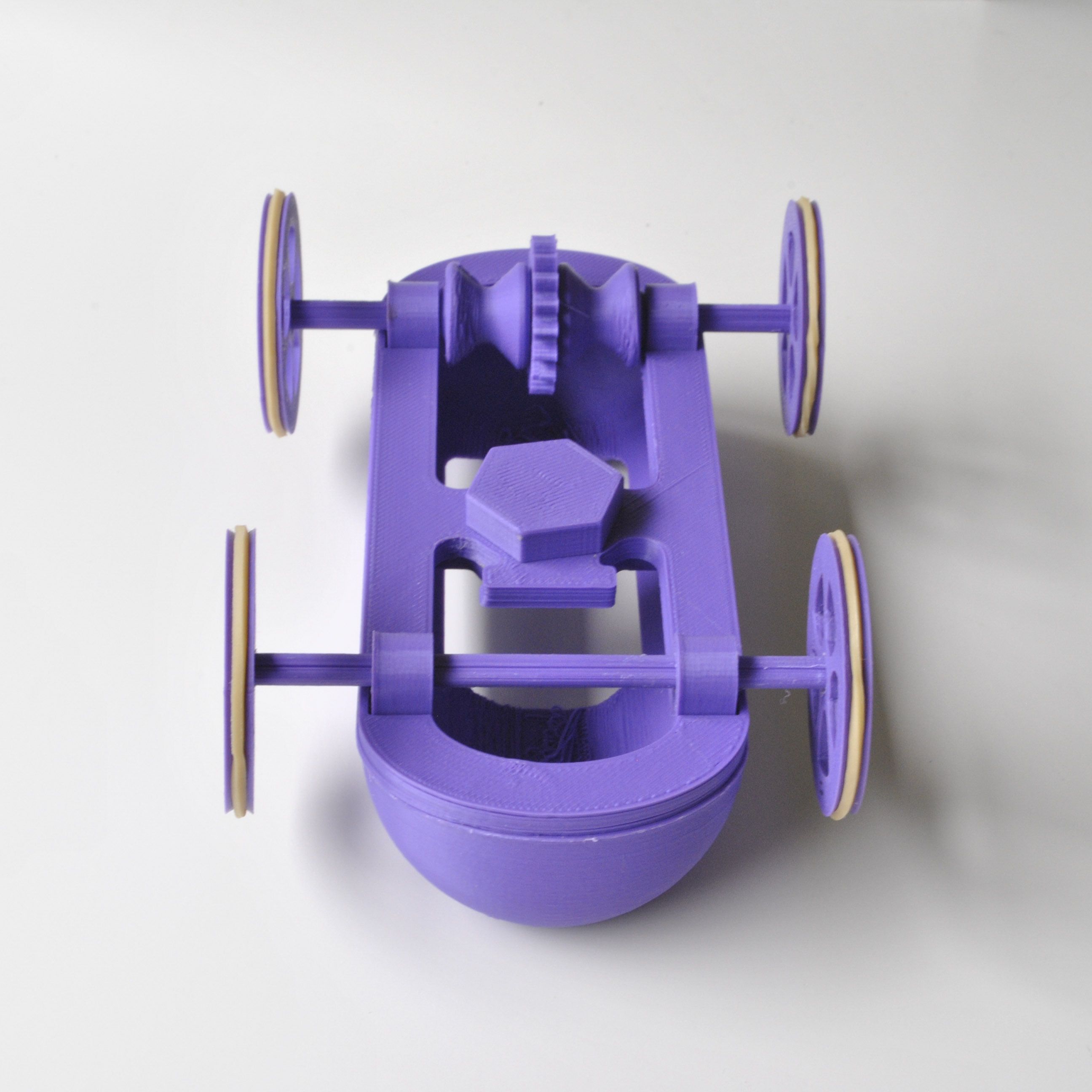 Download STL file Rubber Band Car • 3D printable template • Cults