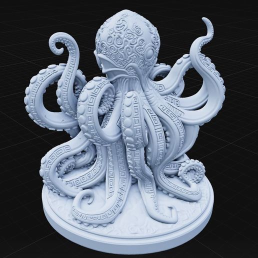 🐙 Ancient Octopus Monster – fantasy horror miniature STL・Free STL File ...