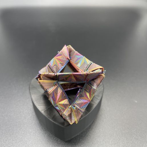 triangulo 3d origami