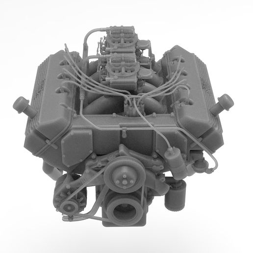 🚙 Ford 427 SOHC Cammer Engine - Old School V8 Big Block!・ 3D File for ...