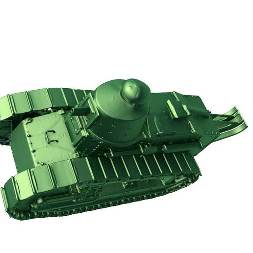 🪖 French Light Tank Renault FT-17 / ft 17 / tank stl / tank 3d / t FT ...