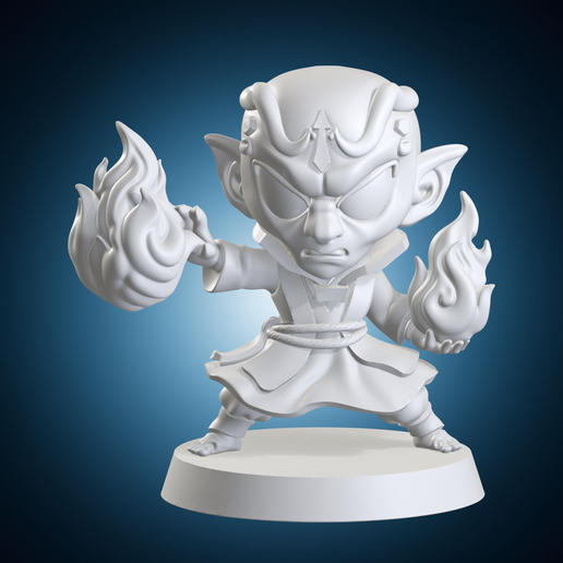 🎲 Figura de estilo RPG de fantasia de cultista・Arquivo 3D para ...
