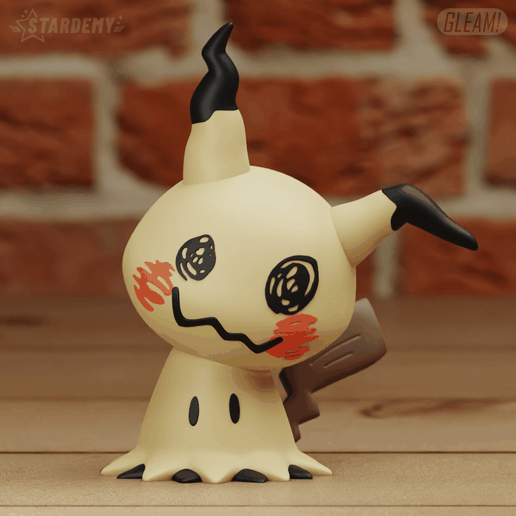 🐉 Mimikyu Chibi 2 Models Pokemon Ghost Halloween・ 3D File for ・Cults
