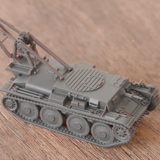 🪖 BergePanzer 38t Recovery Vehicle・ STL File for 3D printing・Cults