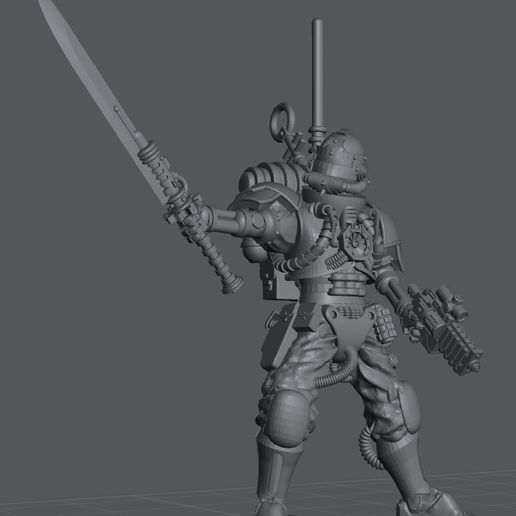 ⚔ Kitbash-Pattern Skitarii and Secutarii・Free 3D File for 3D printing・Cults
