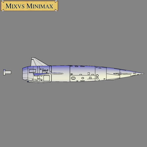 🖖 1/144 Avro Blue Steel (Vulcan variant) for diorama・ STL File for 3D ...