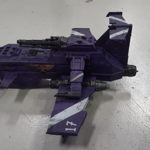 🥔 Potato Patern Thunderhawk Gunship・3D Print with the Flashforge ...