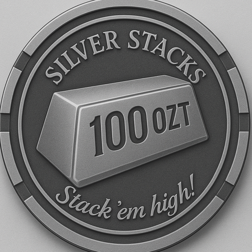 🎰 silver stacks retro casino chip coin token wall art・ STL File for 3D ...