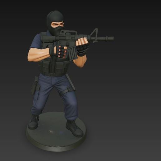 🔫 counter strike 1.6 cs half life・Archivo STL para Impresión 3D・Cults