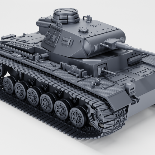 🇩🇪 Panzer III Ausf.G + 3 Tankmen (standard+winter edition) (Germany ...