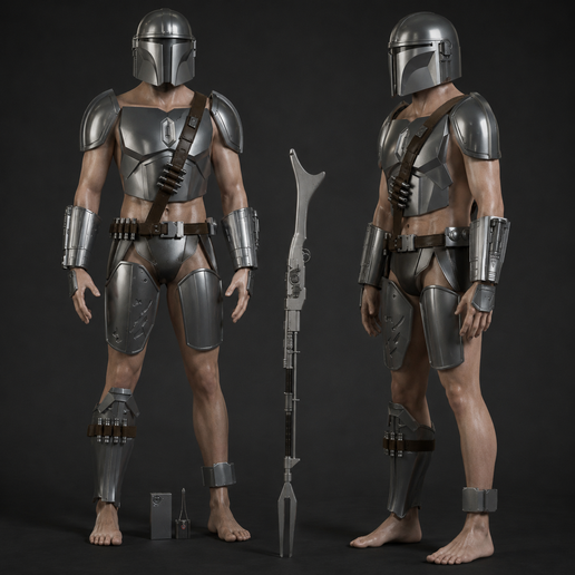 📁 The Mandalorian Beskar Full Armor Stl File for 3D Print・ 3D File for ...