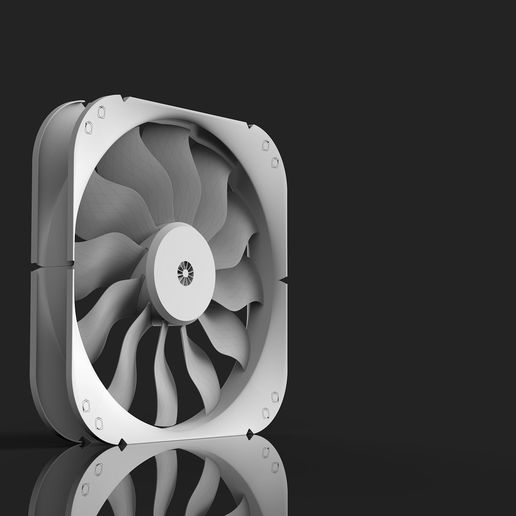 🧑‍🔧 20” Fan Blade and Hub Assembly – Lightweight PLA Print Ready・ 3D ...