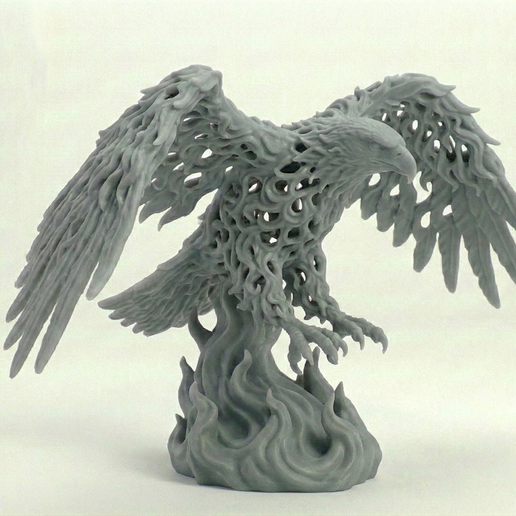 🦅 Aetherwing Eagle - Aether Wilds Collection | Abstract Voronoi Spirit ...