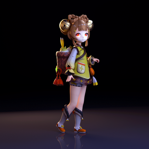 👧 Yaoyao from Genshin Impact・ STL File for 3D printing・Cults