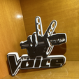 STL file The Voice logo 👽 ・3D printer design to download・Cults
