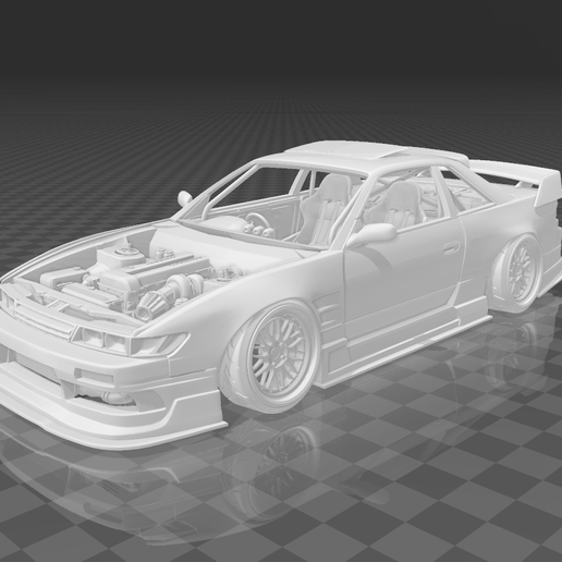 🚗 Nissan S13 Full-Kit・ STL File for 3D printing・Cults